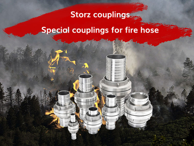 Layflat Hose Coupling, Fire Nozzle, Storz Coupling, Fire Hose ...